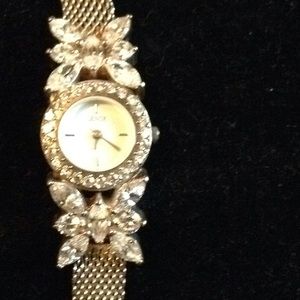 Lenox | Accessories | Vintage Lenox Watch Stunning Lots Of Bling | Poshmark